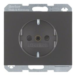 Berker SCHUKO-Steckdose anthrazit matt, lack 47357006)