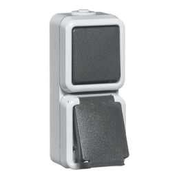 PEHA BY HONEYWELL Peha Kombination gr Schalter/Steckdose D 6666 WAB (00307611)