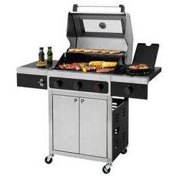 Gasgrill Tepro "Keansburg 3 Special Edition", grau (schwarz, edelstahlfarben), B:128cm H:118cm T:62cm, Grills, BxTxH: 128x62x118 cm