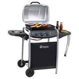 Gasgrill Tepro "Fremont", silber (schwarz, silberfarben), B:112cm H:96cm T:52cm, Grills, B/T/H: 112/52/96,5 cm