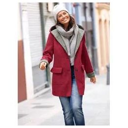 Anorak Casual Looks, Damen, Gr. 40, rot (kirsche), 100% Polyester, unifarben, Jacken