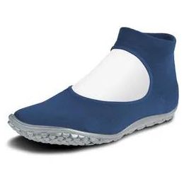 Barfu&szlig;schuh Leguano "BALLERINA", Damen, Gr. S (38/39), blau, Textil, Schuhe Barfu&szlig;schuh Ballerina Riemchenballerina, Ballerina, Slipper, Bequemschuh Flexibilit&auml;t vom Zeh bis zur Ferse