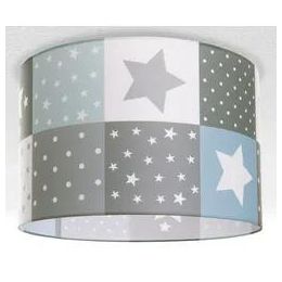Paco Home Deckenleuchte "Cosmo 345", wei&szlig;, 1, &Oslash; 38cm H: 24,5cm, Leuchten, Kinderlampe Deckenlampe LED Kinderzimmer Lampe Sternen Motiv E27, Kinderlampe