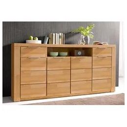 Sideboard OTTO HOME "Zara", beige (kernbuche teilmassiv), B:200cm H:95cm T:40cm, Holz teilmassiv, Sideboards, Sideboard, Breite 200 cm, Topseller