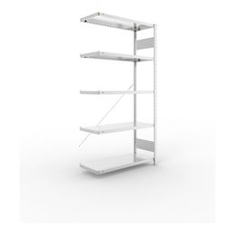 META Steckregal Anbauregal CLIP 230 S3 AR 2000 x 1000 x 400 mm 5 B&ouml;den, verzinkt zerlegte Rahmen (88739)