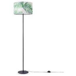 Paco Home Stehlampe "Ostende 537", schwarz, 1, &Oslash; 38cm H: 144cm, Leuchten, Leselampe Lampenschirm Deko Schlafzimmer Kinderzimmer Palme, Stehlampe