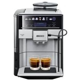 Siemens Kaffeevollautomat "EQ6 plus s700 TE657503DE, Doppeltassenfunktion, Keramikmahlwerk", schwarz (edelstahl, schwarz), B:28cm H:38,5cm T:46,5cm, Kaffeevollautomaten, viele Kaffeespezialit&auml;ten, automatische Dampfreinigung, edelstahl, Kaffeevollautomat, Topseller
