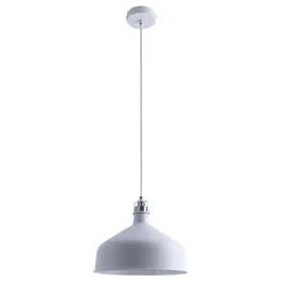 Paco Home Pendelleuchte "JAMES", wei&szlig;, 1, &Oslash; 30cm H: 19,5cm, Leuchten, K&uuml;chenlampe H&auml;ngend H&auml;ngelampe Esszimmer Esstischlampe Industrial, Pendelleuchte