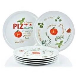 Pizzateller RETSCH ARZBERG "Italia", wei&szlig;, &Oslash;:30cm, Porzellan, Speiseteller, Teller Set, Porzellan