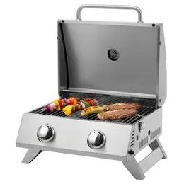 Gasgrill Tepro "Chicago", silber (edelstahlfarben), B:54cm H:36cm T:45,5cm, Grills, BxTxH: 54x45,5x36 cm