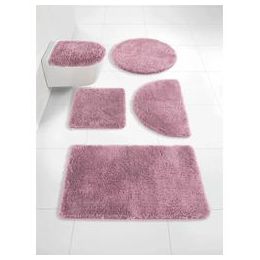 Badematte Heine HOME Gr. 1, lila (mauve), rechteckig (45cm x 50cm ), 1 Stk., Badematten, Badematte