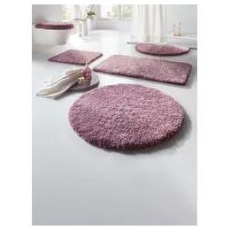 Badematte Heine HOME Gr. 6, lila (mauve), rechteckig (90cm x 160cm ), 1 Stk., Badematten, Badematte