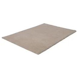 Teppich Gino Falcone "Guilia 001" Gr. 2, beige, B:80cm H:15mm L:150cm, Kunstfaser, Teppiche, Teppich, besonders weich durch Microfaser, ideal im Wohnzimmer & Schlafzimmer
