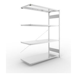 META Steckregal Anbauregal S3 CLIP 200 AR 2000 x 1500 x 600 mm verzinkt + 4 B&ouml;den (185240)