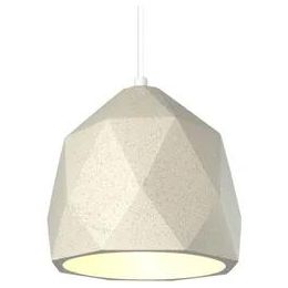Paco Home Pendelleuchte "FREE-TOWN", beige (sand), 1, &Oslash; 18cm, Leuchten, LED, E27, Lampe F&uuml;r Wohnzimmer Esszimmer K&uuml;che, H&ouml;henverstellbar, Pendelleuchte
