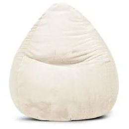 Sitzsack MAGMA HEIMTEX "Beanbag SOFTY XXL", beige (natur), B:130cm, Bezug: 100% Polyester, Sitzs&auml;cke, Sitzsack