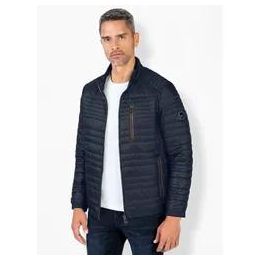Steppjacke NEW CANADIAN, Herren, Gr. 56, blau (marine), 100% Polyester, unifarben, Jacken Steppjacke