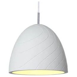 Paco Home Pendelleuchte "GRIP", wei&szlig;, 1, &Oslash; 21,5cm, Leuchten, LED, E27, Lampe F&uuml;r Wohnzimmer Esszimmer K&uuml;che, H&ouml;henverstellbar, Pendelleuchte