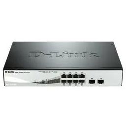 DLink D-Link Web Smart DGS-1210-08P - Switch - 8 Anschl&uuml;sse - managed - an Rack montierbar