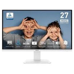 MSI Pro MP273QWDE E2 Computerbildschirm 68,6 cm (27") 2560 x 1440 Pixel Wide Quad HD LCD Wei&szlig;