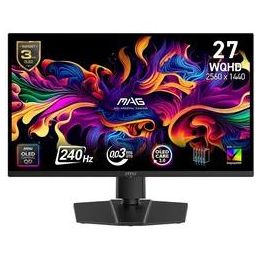 MSI MAG 271QP QD-OLED X24 - 26.5" 2560 x 1440 Pixel Wide Quad HD Schwarz