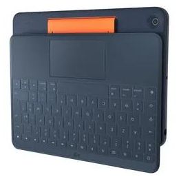 Logitech Rugged Combo 3 Touch for Education - Tastatur und Folioh&uuml;lle - mit Trackpad - Apple Smart connector - QWERTZ -