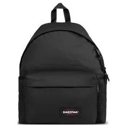 Freizeitrucksack Eastpak "PADDED PAK'R", Gr. B/H/T: 30cm x 40cm x 18cm, schwarz, Textil, Basic, Rucks&auml;cke Freizeitrucksack, Unisex Schulrucksack, Reiserucksack mit kontrastfarbigen Details