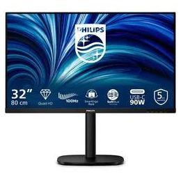 Philips 32B2U3601 Office Monitor 32 Zoll Quad HD, h&ouml;henverstellbar, Lautsprecher, schwarz