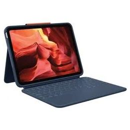 Logitech Rugged Combo 4 - Tastatur und Folioh&uuml;lle - Apple Smart connector - Classic Blue - f&uuml;r Apple 10.9-inch iPad (10.