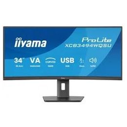 iiyama ProLite XCB3494WQSU-B1 - LED-Monitor - gebogen - 86.4 cm (34") - HDR