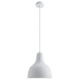 Paco Home Pendelleuchte "CHARLIE", wei&szlig;, 1, &Oslash; 30cm H: 33cm, Leuchten, H&auml;ngelampe Esszimmer K&uuml;chenlampe H&auml;ngend Esstischlampe E27, Pendelleuchte