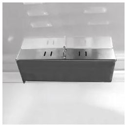 Aromabox Tepro, silber (silberfarben), B:11,5cm H:6,5cm T:8cm, Edelstahl, R&auml;ucherboxen, f&uuml;r Spanferkel- und Lammgrill "Columbus"