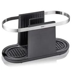 Organizer Gefu "SMARTLINE", schwarz, B:24cm H:13cm T:10cm, Edelstahl, Aufbewahrungsboxen, Antirutschf&uuml;&szlig;e