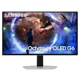 Samsung Odyssey G60SD Computerbildschirm 68,6 cm (27") 2560 x 1440 Pixel Quad HD OLED Silber