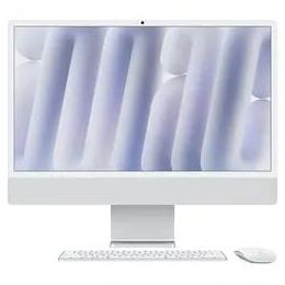 Apple iMac 24" Retina 4,5K &ndash; Apple M4, 16 GB RAM, 256 GB SSD, 8-Core GPU, Silber, Magic Keyboard mit Ziffernblock