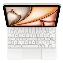 Apple Magic Keyboard - Tastatur und Folioh&uuml;lle - mit Trackpad - Apple Smart connector - QWERTZ - Deutsch - wei&szlig; - f&uuml;r 10