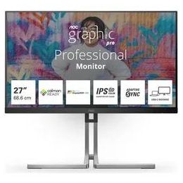 AOC Q27U3CV - Graphic Pro Series - LED-Monitor - 68.6 cm (27")