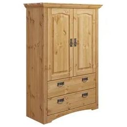 W&auml;scheschrank OTTO HOME "Konrad", beige (natur), B:94cm H:132cm T:39cm, Massivholz, Schr&auml;nke, aus massiver Kiefer, mit viel Stauraum