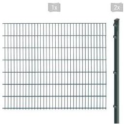 Doppelstabmattenzaun Arvotec "EXCLUSIVE 143 zum Einbetonieren", grau (anthrazit), H:143cm, Kunststoff, Stahl, Zaunelemente, Zaunh&ouml;he 143 cm, Zaunl&auml;nge 2 - 60 m