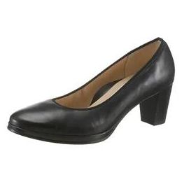 Pumps Ara "ORLY", Damen, Gr. 7 (41), schwarz (13436, 05 schwarz), Nappaleder, Schuhe Pumps, Abendschuh, Festtagsschuh, Blockabsatz, in elegantem Look