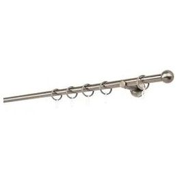 Gardinenstange mydeco "20mm Ball Wandtr&auml;ger 6,5 cm", braun (bronzefarben), L:340cm, Gardinenstangen