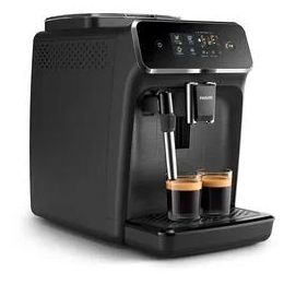 Philips Kaffeevollautomat "2200 Serie EP2220/10 Pannarello", schwarz (anthrazit, schwarz), B:24,7cm H:36,6cm T:43,4cm, Kaffeevollautomaten, f&uuml;r 2 Kaffeespezialit&auml;ten und anpassbarer Aromast&auml;rke, mattschwarz, Kaffeevollautomat