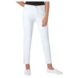 Stretch-Jeans Ascari, Damen, Gr. 48, Normalgr&ouml;&szlig;en, wei&szlig;, 91% Baumwolle, 6% Polyester, 3% Elasthan, unifarben, lang, Jeans