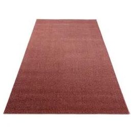 Teppich OCI DIE TEPPICHMARKE "Louvre Melange", rot, B:80cm H:13mm L:150cm, Kunstfaser, Teppiche, Teppich, Fris&eacute; Kurzflor, robust, Wohnzimmer