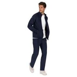 Jogginganzug TRIGEMA "TRIGEMA Freizeitanzug-Set", Herren, Gr. M, blau (navy), Single Jersey, 100% Baumwolle, Sportanz&uuml;ge Jogginganzug