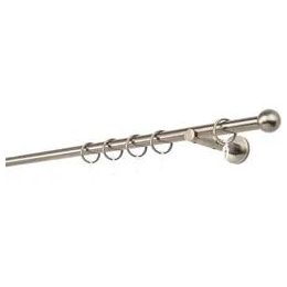 Gardinenstange mydeco "20mm Ball Wandtr&auml;ger 12 cm", braun (bronzefarben), L:220cm, Gardinenstangen