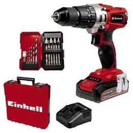 Akku-Schlagbohrschrauber Einhell "TE-CD 18/2 Li-i +22 (1x2,5 Ah)", rot, B:8mm H:20mm L:22mm, Bohrmaschinen, inklusive Koffer, Akku und Ladeger&auml;t