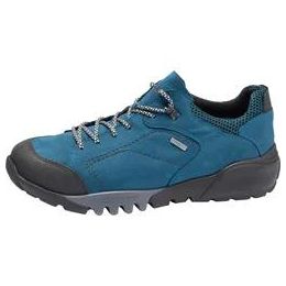 Waldl&auml;ufer Trekkingschuh WALDL&Auml;UFER "H-Fritz", Herren, Gr. 9 (43), blau (t&uuml;rkis, schwarz), Gummi, Nubukleder, Textil, Schuhe Trekkingschuh, Freizeitschuh, Outdoorschuh, Sneaker mit TEX-Ausstattung, H-Weite