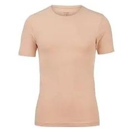 T-Shirt OLYMP "Casual", Herren, Gr. XL, braun (caramel), Obermaterial: 94% Baumwolle, 6% Elasthan, Rundhals, Shirts T-Shirt