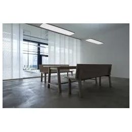 Gardinenschiene Garesa "Fl&auml;chenvorhangschiene SMART", wei&szlig;, L:350cm, Aluminium, Kunststoff, Gardinenstangen, Gardinenschiene, Aluminiumschiene f&uuml;r Vorh&auml;nge mit Gleiter, verl&auml;ngerbar, Wand